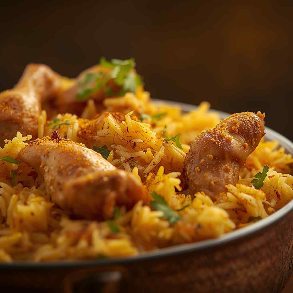 Chicken Biryani with Saffron Rice - Recipes By Elina