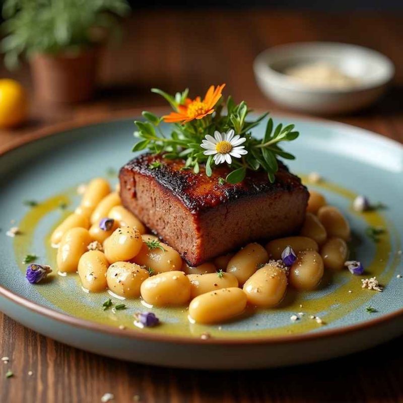 Braised Pork Shoulder with White Beans - Recipes By Elina