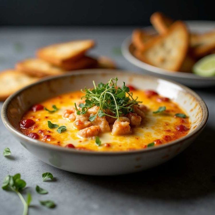 Hot Crab and Cheese Dip - Recipes By Elina