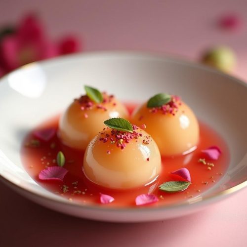 Indian Gulab Jamun in Rose Syrup - Recipes By Elina