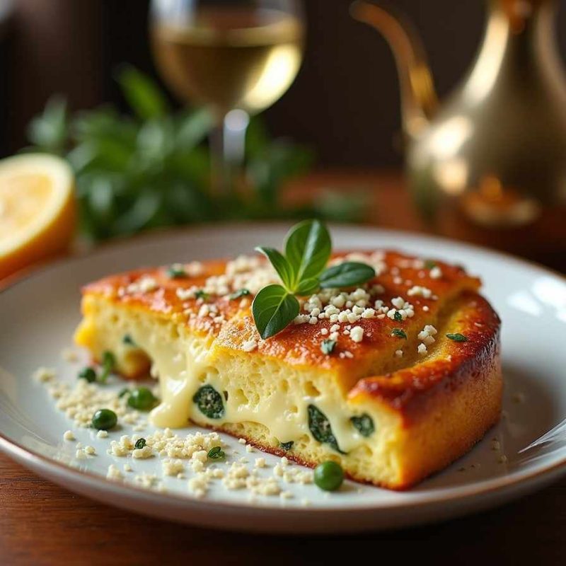 Italian Frittata with Cheese and Herbs - Recipes By Elina