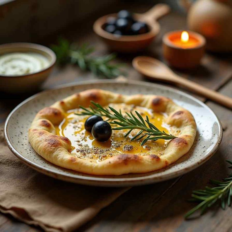 Lebanese Manakish (Zaatar Flatbread) - Recipes By Elina