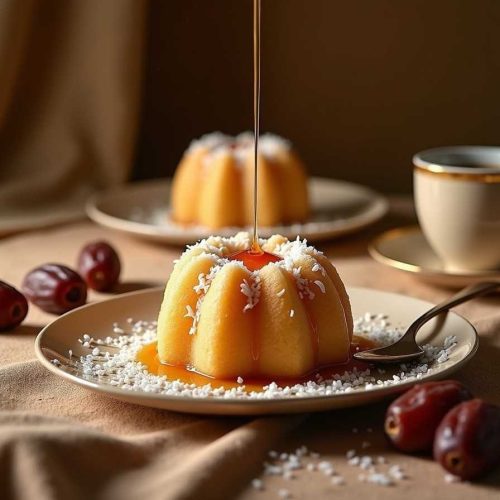 Middle Eastern Basbousa with Coconut - Recipes By Elina