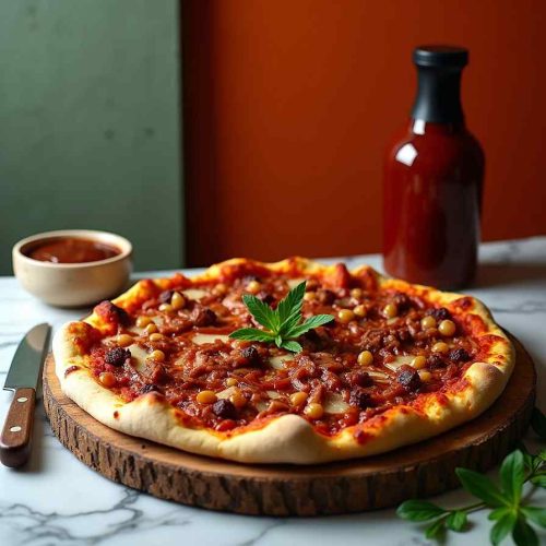 Pulled Pork Pizza with BBQ Sauce - Recipes By Elina