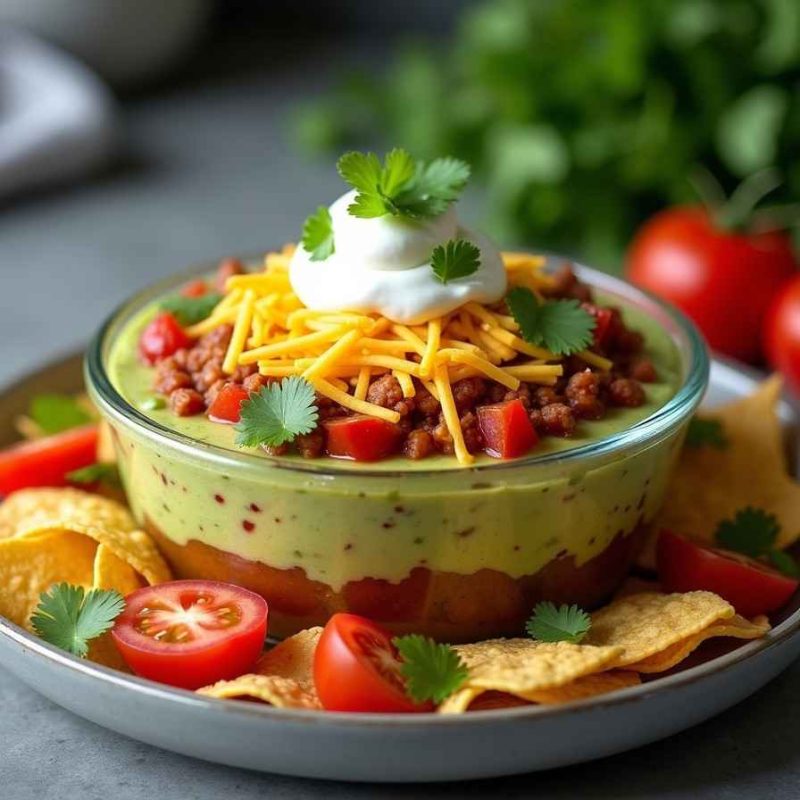 Seven-Layer Taco Dip - Recipes By Elina