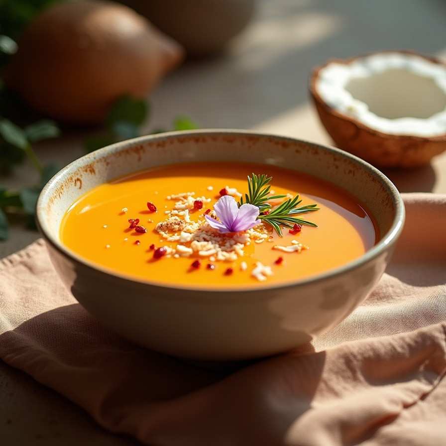 Sweet Potato and Coconut Soup - Recipes By Elina