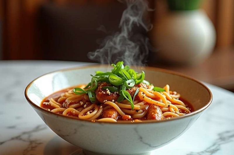 Sweet Teriyaki Chicken Noodle Bowl - Recipes By Elina